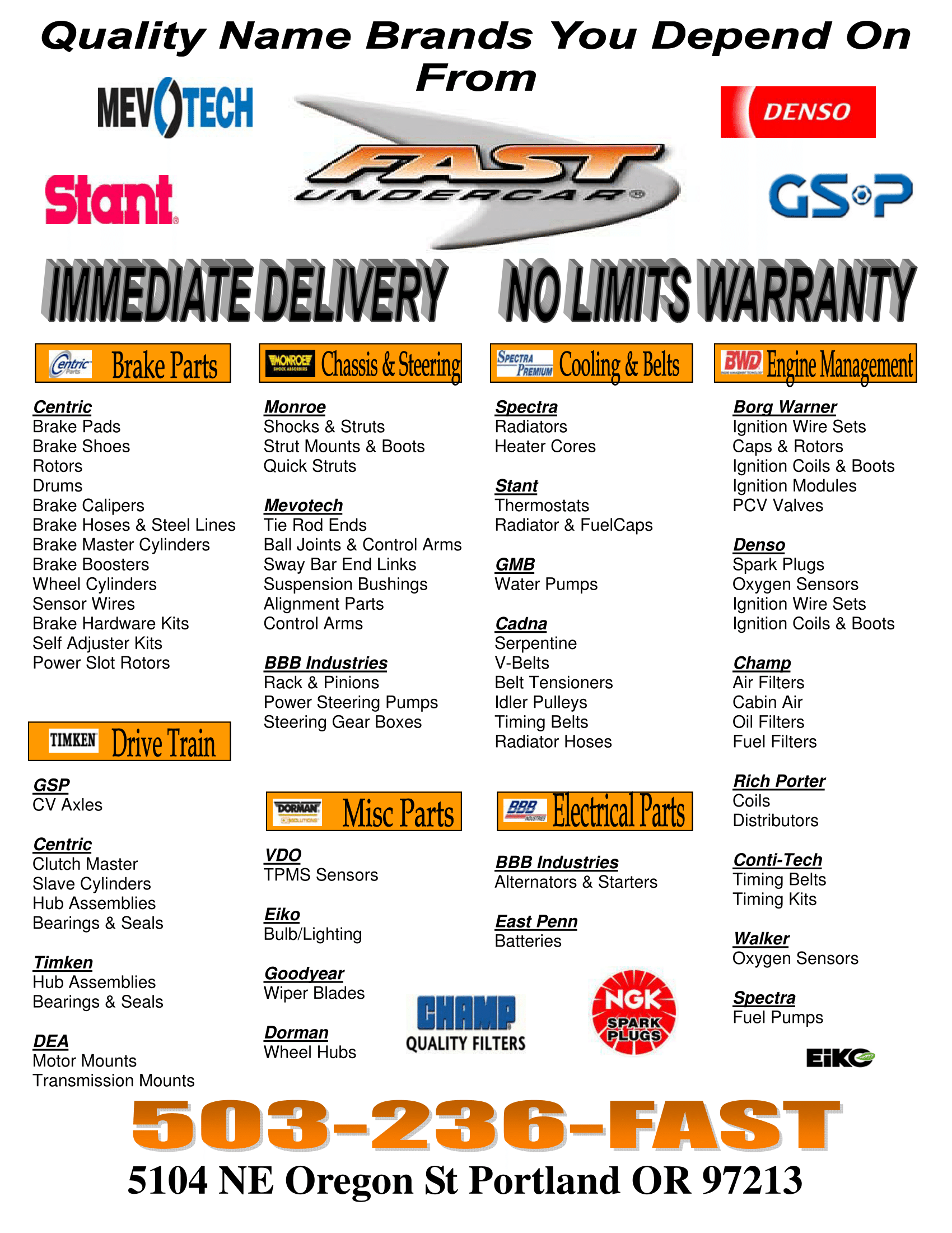 Fast Undercar -- Welcome to Fast Undercar Portland