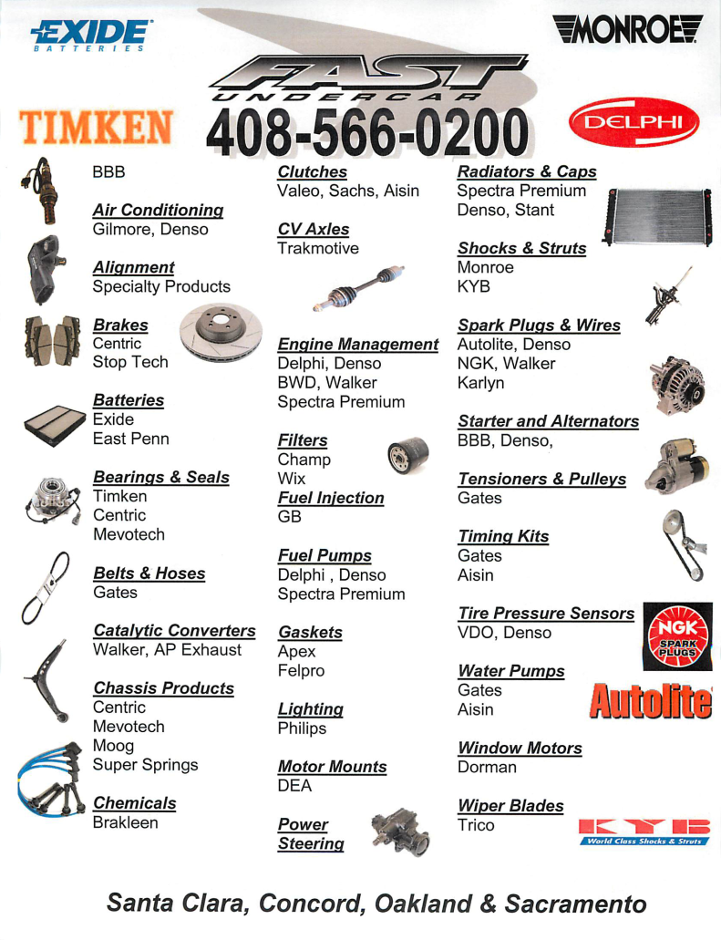 Fast Undercar -- Welcome to Fast Undercar Santa Clara